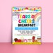 EDITABLE Tears and Cheers Breakfast Invitation Back to School - Etsy