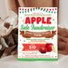 Editable Apple Sale Fundraiser Flyer Template, School Church ...