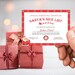 Editable Mini Nice List Certificate From Santa, Santa Certificate, Cute ...