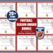 PRINTABLE Red White Blue PDF End of Season Football Award - Etsy