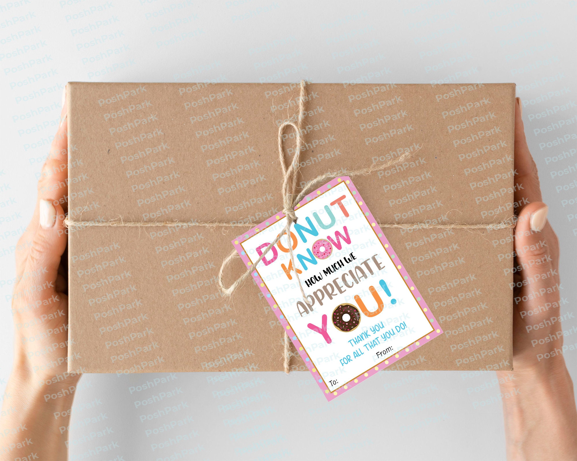 Printable Donut Teacher Appreciation Tag Donut Know How Much - Etsy