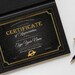 Editable Certificate of Appreciation Template, Royal Blue and Black ...
