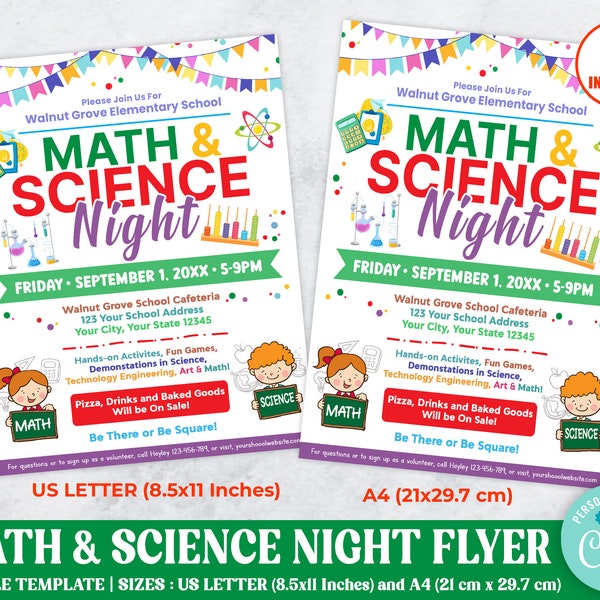 Math and Science Poster - Etsy