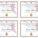 EDITABLE End of Season Football Award Certificates Red White - Etsy