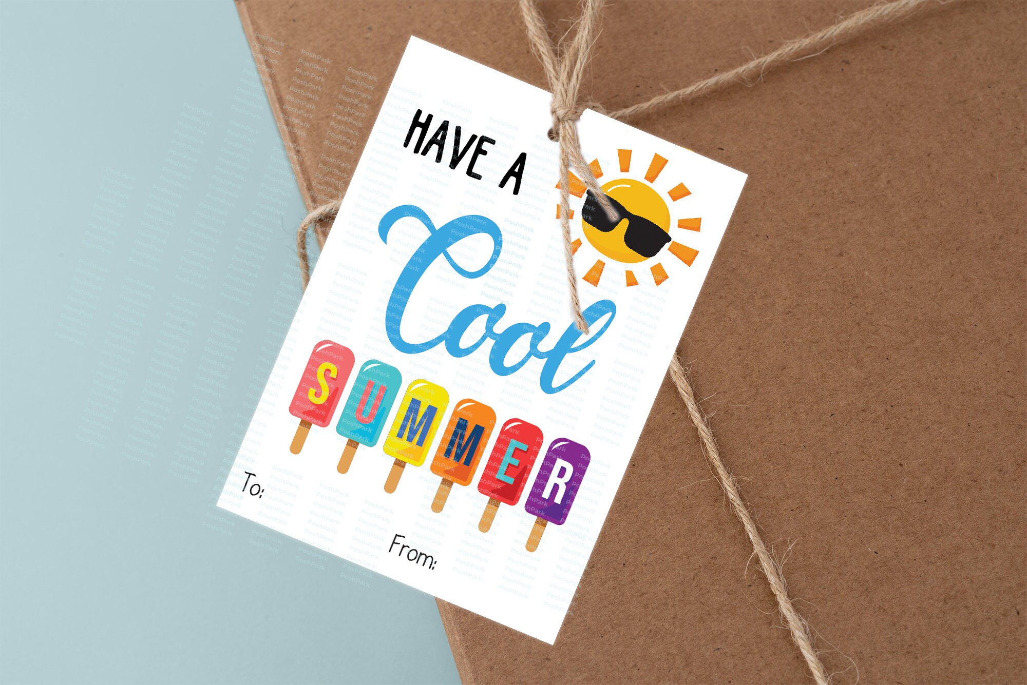 PDF Have a Cool Summer Ice Pop Tag End of Year Gift Tag for - Etsy