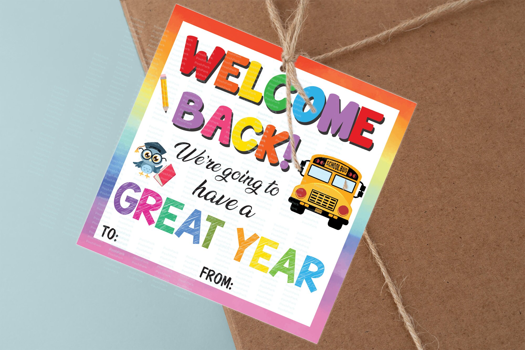 Printable Welcome Back to School Tags, PDF Back to School Tags for ...