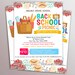 EDITABLE School Picnic Invitation, Back to School Flyer Event, School ...