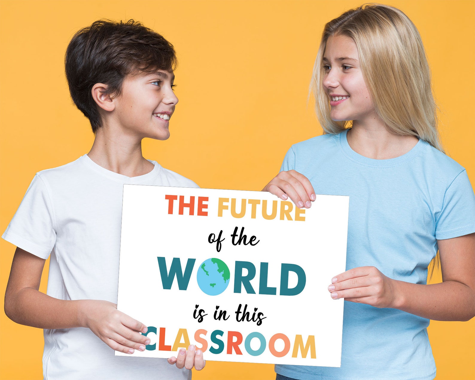 Classroom Quotes Printable the Future of the World is in This - Etsy