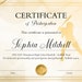 Gold Girls Softball Certificate Template, Softball Participation Award ...