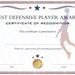 PRINTABLE Red White Blue PDF End of Season Basketball Award - Etsy