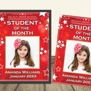 Editable Student of the Month Certificate Template, Classroom Awards ...