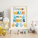Printable Wash Your Hands Sign, PDF Bathroom Rules Sign, School Nurse ...