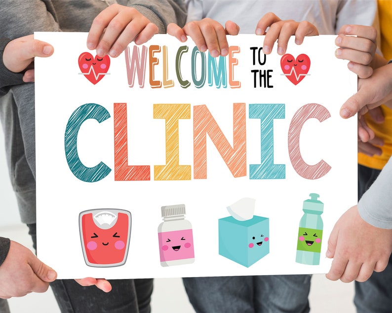 Printable Welcome to the Clinic, PDF School Clinic Decor, School Clinic ...
