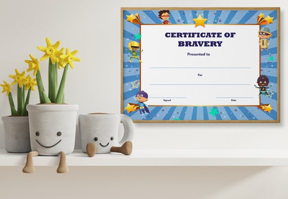 Being Brave Certificate