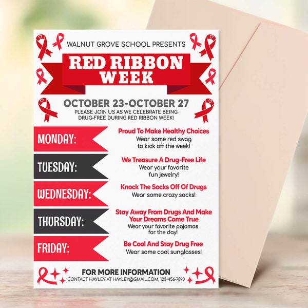 Red Ribbon - Etsy