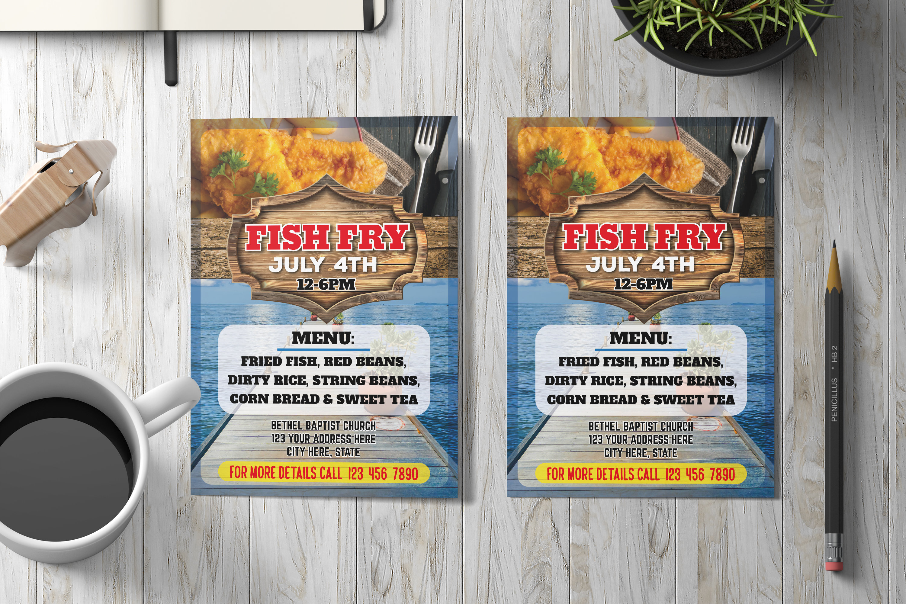 Editable Fish Fry Invitation, Downloadable Printable Fish Fry ...
