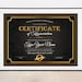 Editable Certificate of Appreciation Template, Royal Blue and Black ...