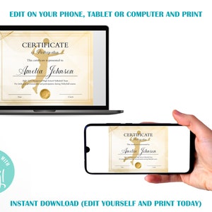 Editable Girls Volleyball Certificate Template, Girls Volleyball ...