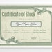 EDITABLE Stock Certificate, DIY Certificate of Stock Template, Vintage ...