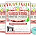 Editable Christmas Movie Night Flyer, Xmas School Church Benefit ...