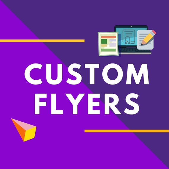Custom Flyers Custom Flyer Design Custom Event Flyer | Etsy