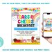 EDITABLE Tears and Cheers Breakfast Invitation Back to School - Etsy