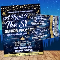 Prom Ticket - Etsy