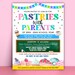 Editable Pastries With Parents Flyer, PTA PTO Printable Flyer, School ...