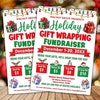 EDITABLE Christmas Gift Wrap Fundraiser Flyer | Gift Wrap Fundraiser ...