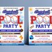 Editable End of Season Baseball Pool Party, Baseball Pool Bash, Party ...