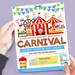 Editable School Carnival Flyer, Circus Party Invitation, School Church ...
