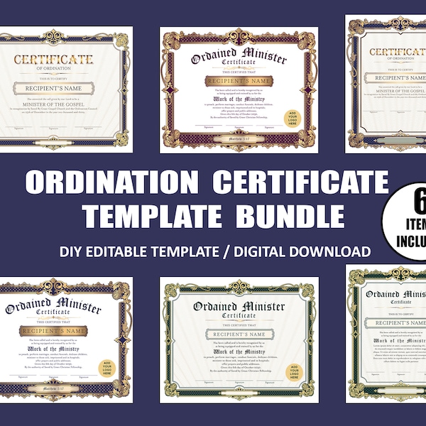 Church Mother Certificates - Etsy