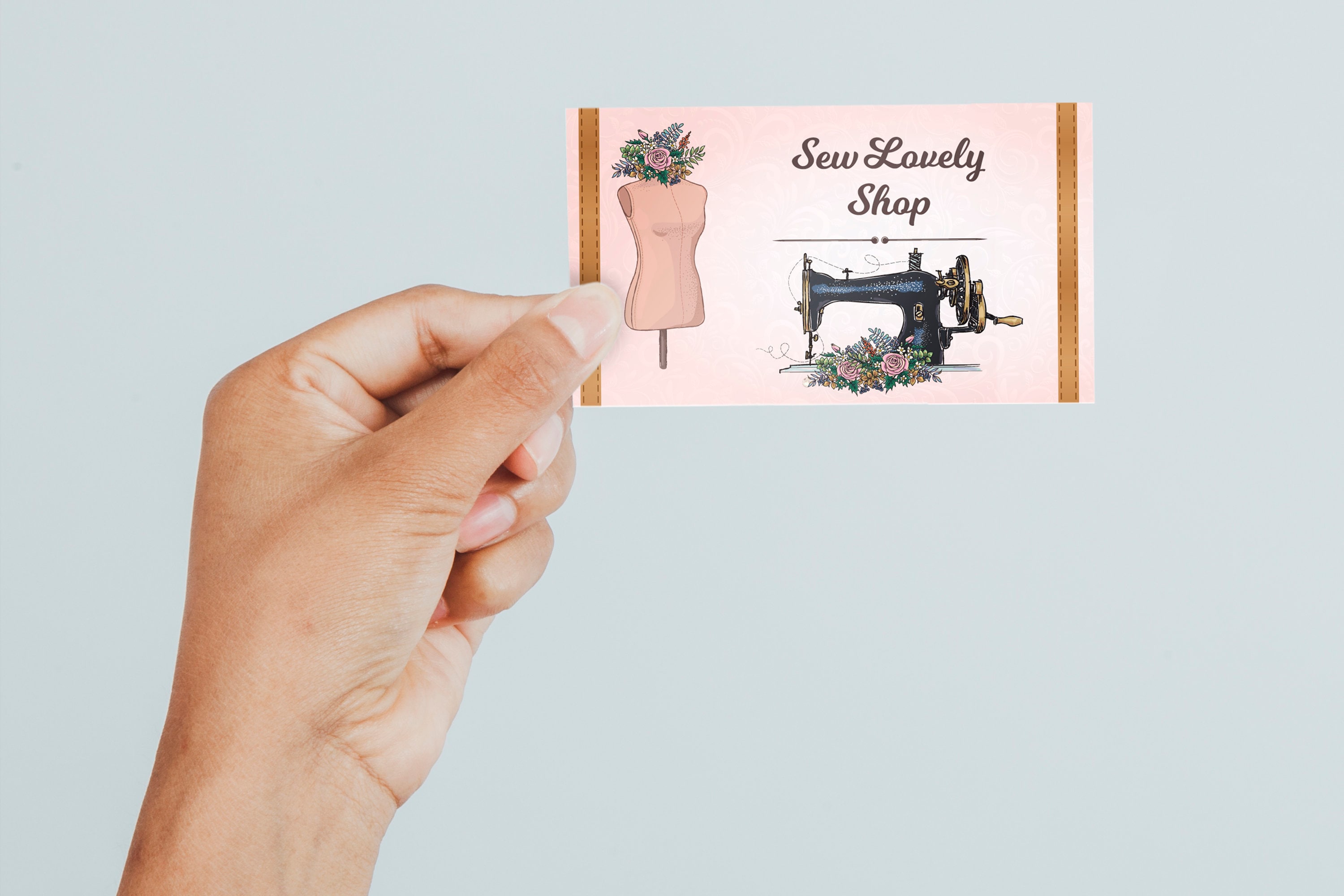 Sewing Business Card Template | Tailor, Seamstress, Crafter Business ...