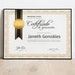 Certificado De Apreciación EDITABLE Elegant Design School Office Award ...
