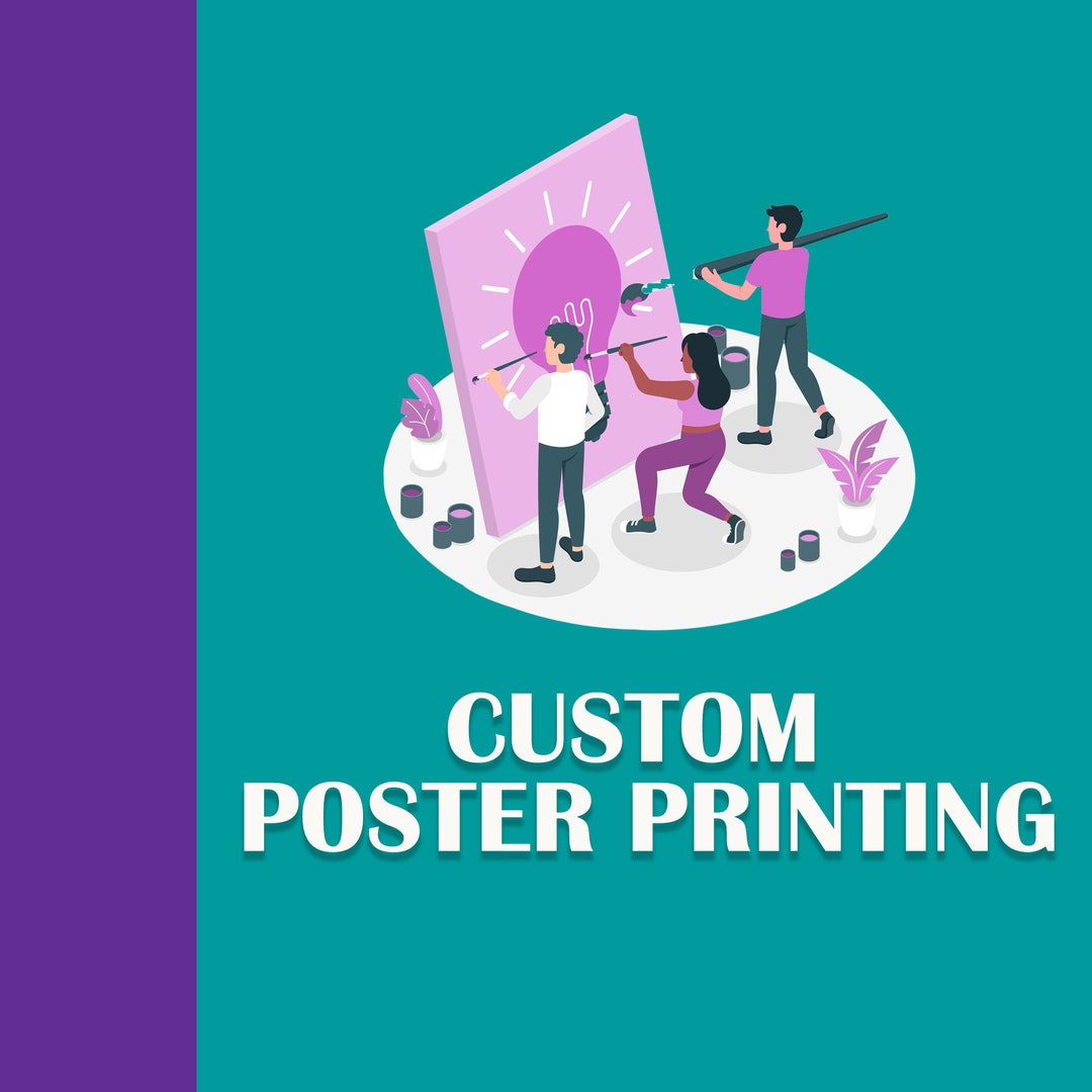 Poster Printing ADD-ON | Full Color Printing | Professional Quality ...