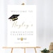 Grad Party Welcome Sign, Graduation Welcome Poster Minimalist Style ...