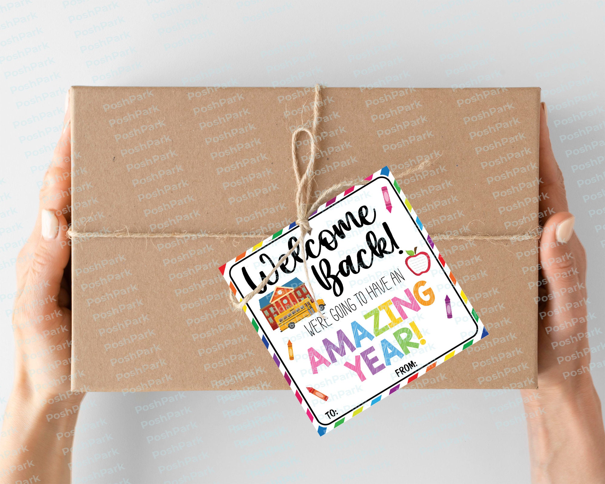 Printable Welcome Back to School Gift Tags, Back to School Tags for ...