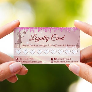 Digital Cleaning Service Loyalty Card for Cleaning Business | Cleaning ...