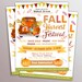 Editable Fall Harvest Festival Flyer, School Church Community Halloween ...