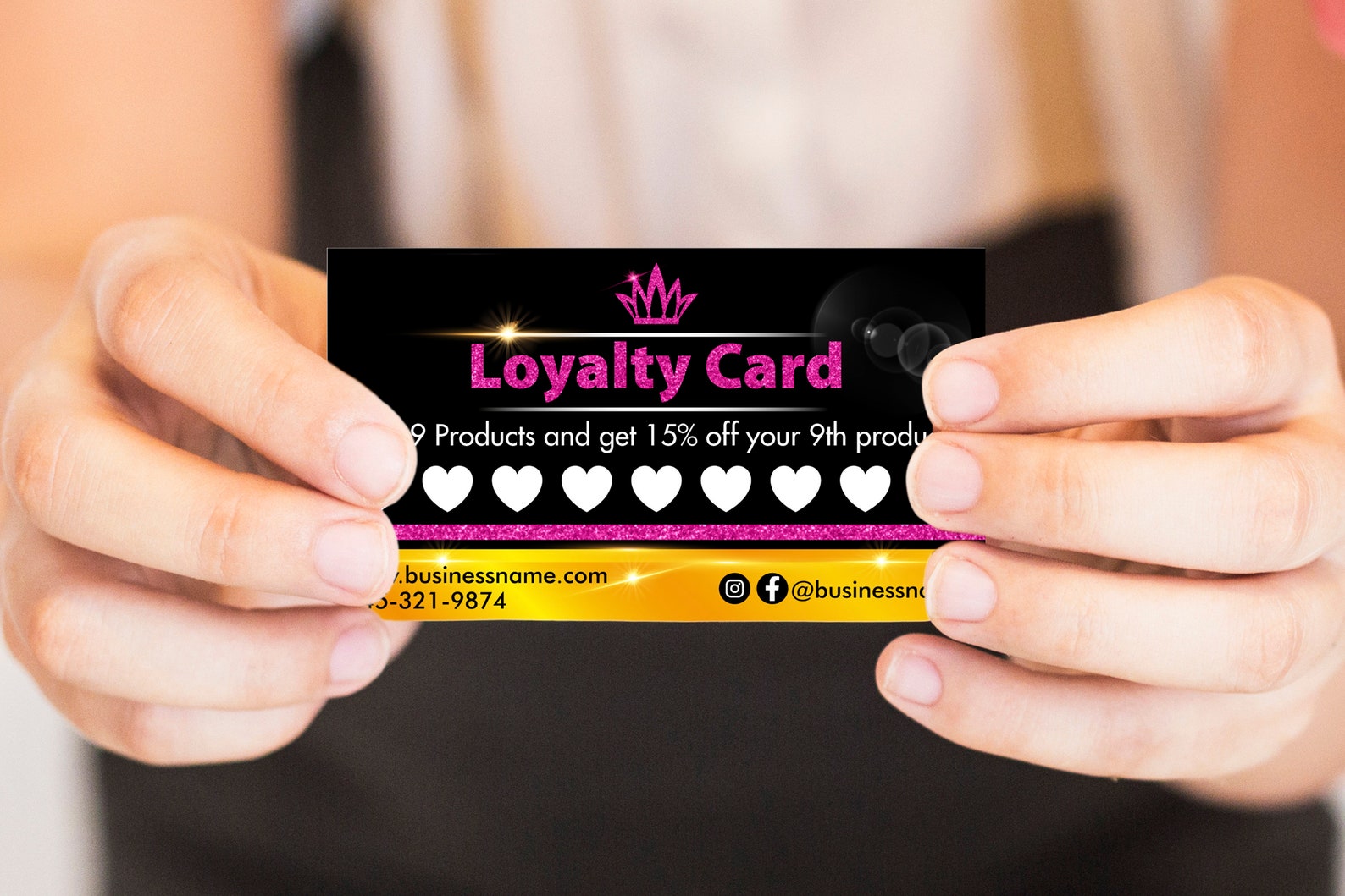 Printable Loyalty Cards Printable Loyalty Cards Template - Etsy