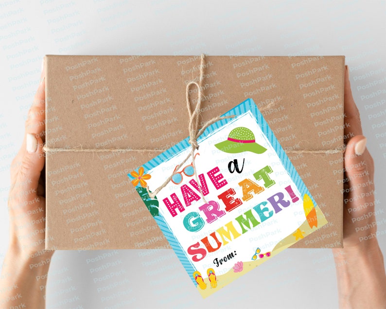 Printable PDF Summer Gift Tag End of School Tag Last Day of - Etsy