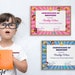 Two Editable Certificate of Bravery Award BUNDLE, Blue and Pink ...