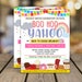 EDITABLE Boo Hoo Yahoo Back to School Breakfast Flyer, PTA PTO ...
