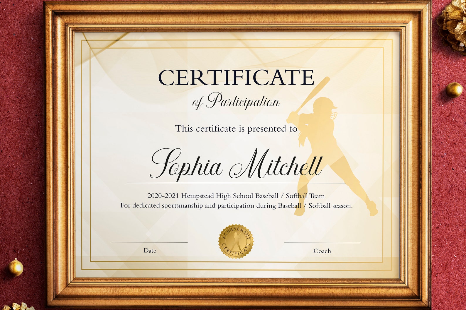 Editable Baseball Certificate Template Bundle for Boys and Girls ...