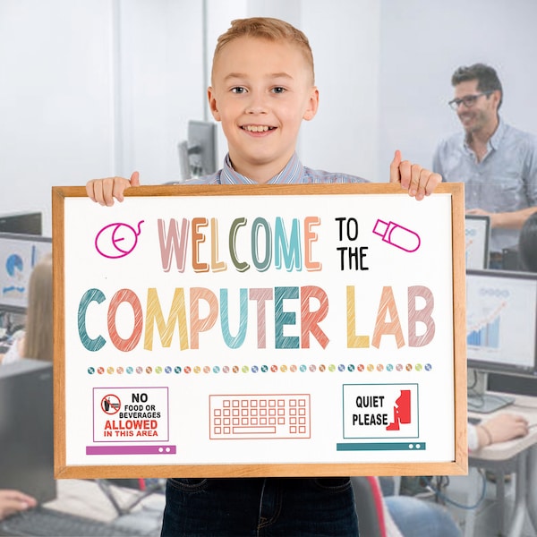 Computer Lab Decor - Etsy