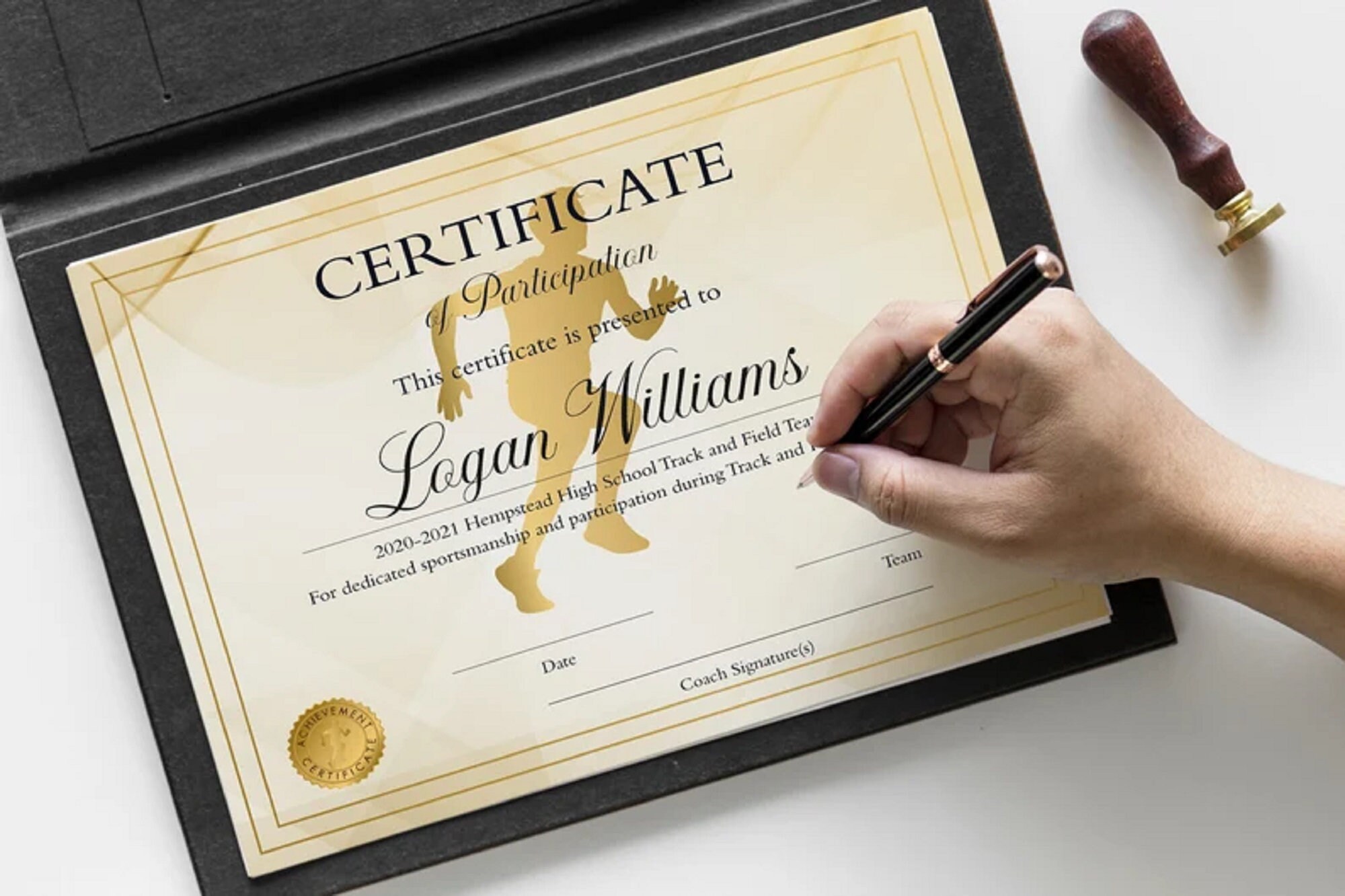 Editable Cross Country Certificate Template Bundle for Boys and Girls ...