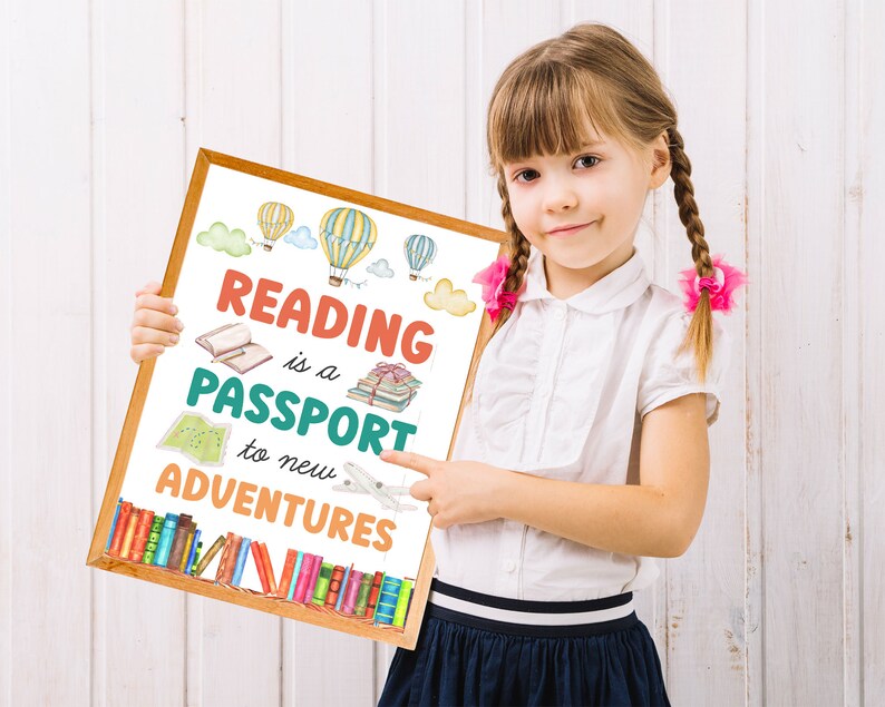 Printable Reading Sign Downloadable Classroom Reading Nook - Etsy