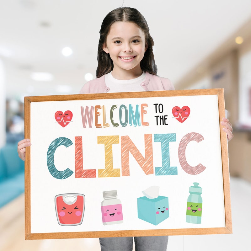 School Clinic Poster - Etsy