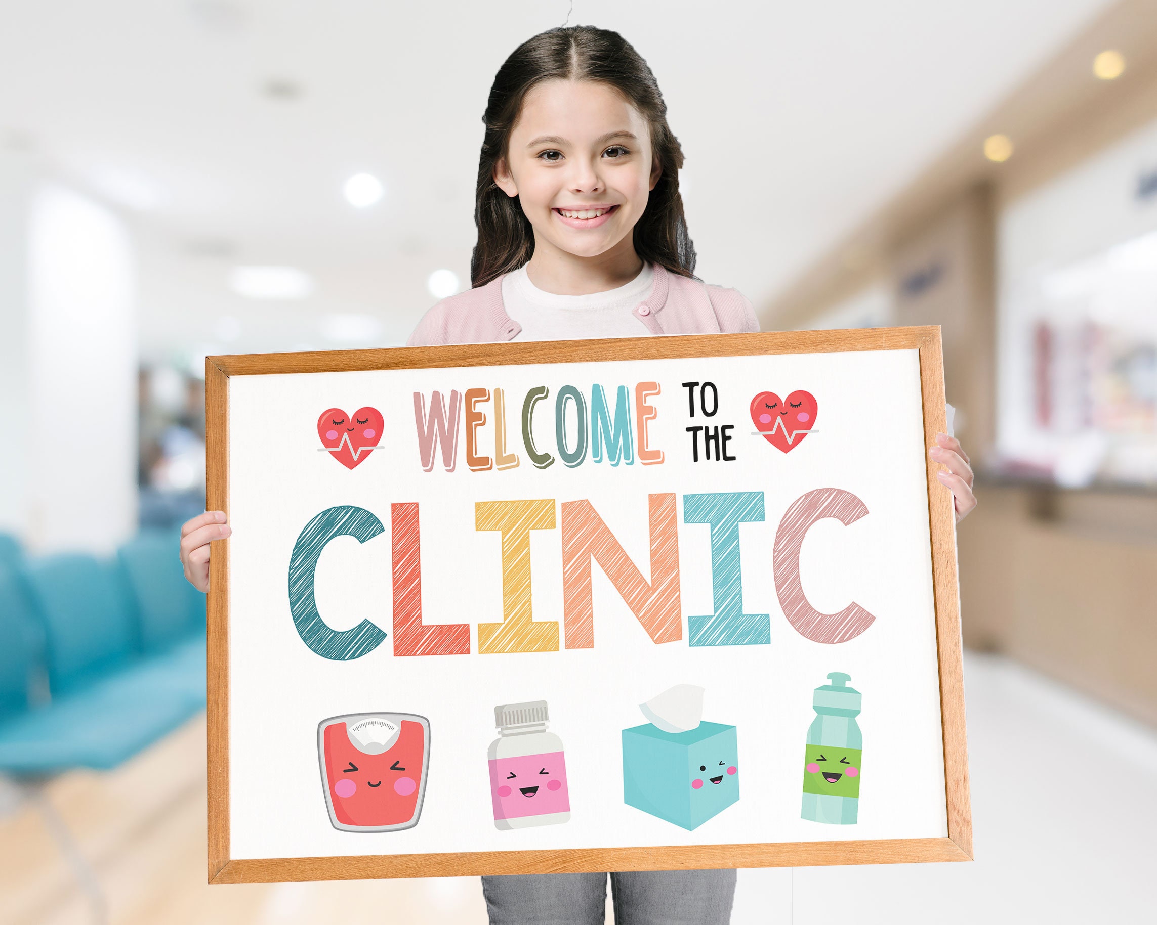 Printable Welcome to the Clinic, PDF School Clinic Decor, School Clinic ...