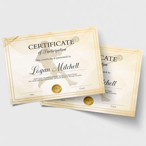 Editable Lacrosse Award Certificate Template | Lacrosse Certificate of ...
